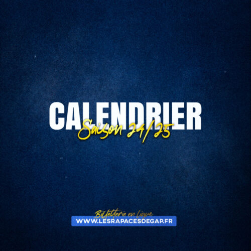 Calendrier - Les Rapaces de Gap